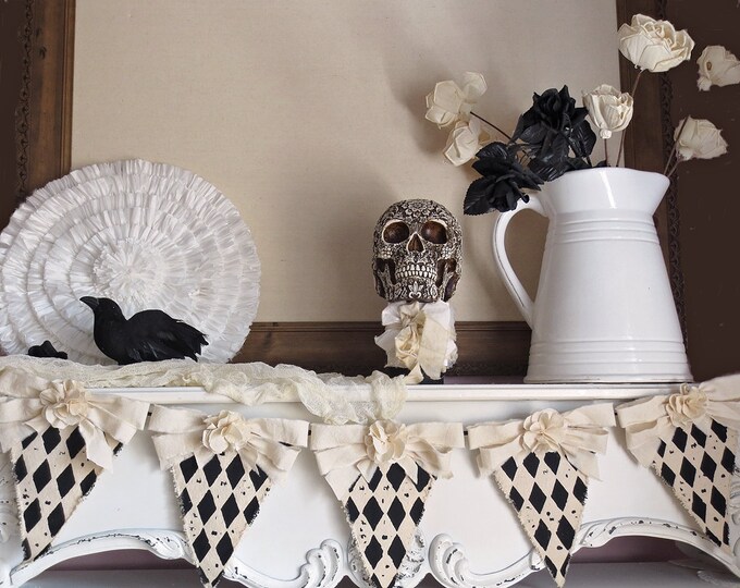 Halloween Decor Halloween Banner Vintage Halloween Decor - Etsy