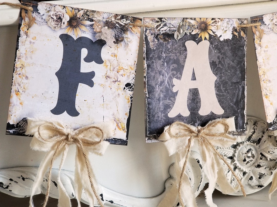 Fall Decor, Thanksgiving Banner, Autumn Decor, Fall Farmhouse Decor ...