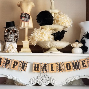Halloween Banner, Vintage Halloween Decor, Retro Halloween, Halloween ...