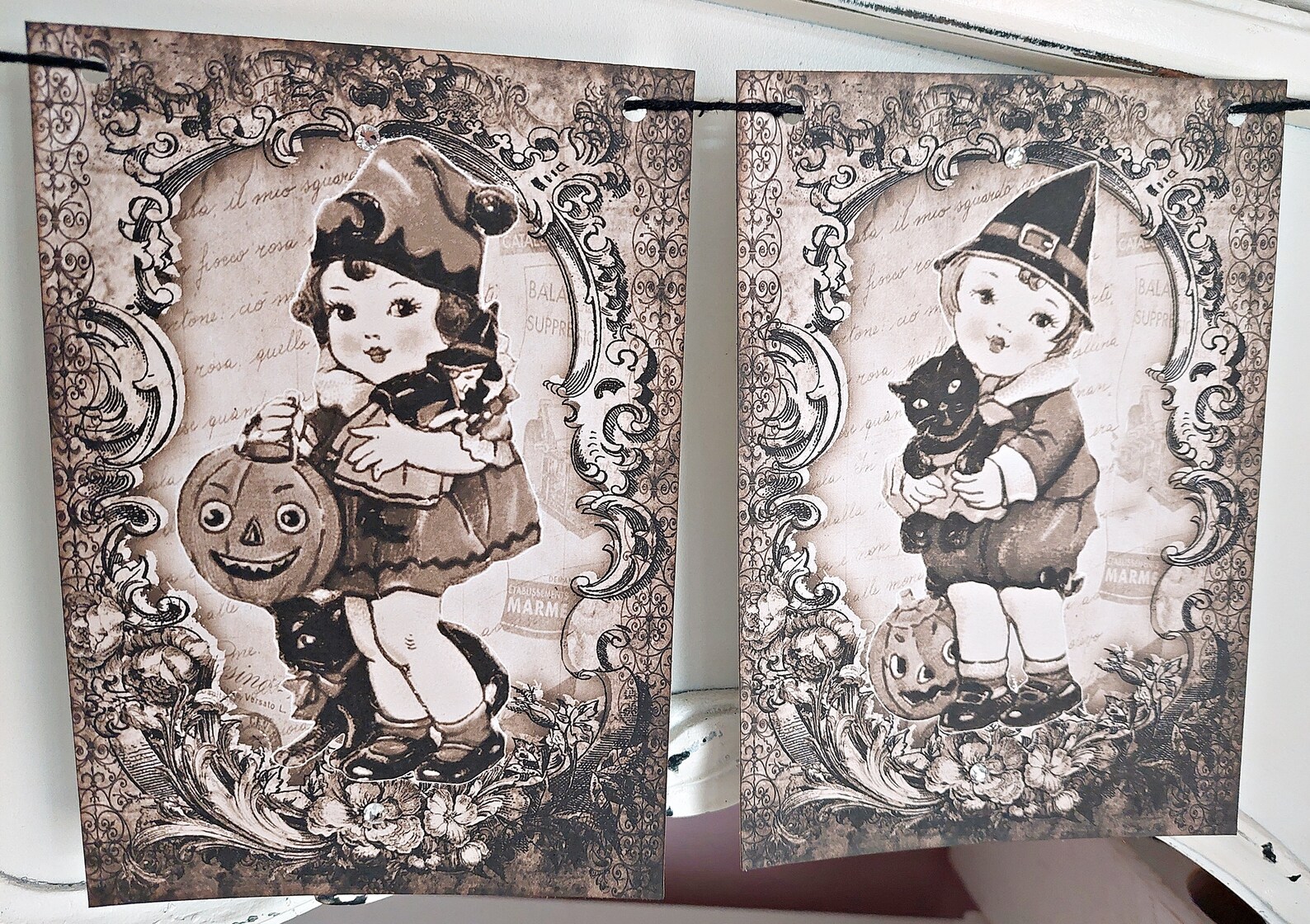 Vintage Halloween Decor Halloween Decor Halloween Banner | Etsy