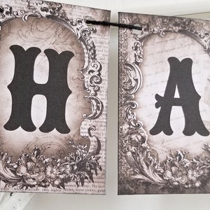 Halloween Banner, Vintage Halloween Decor, Vintage Halloween Garland ...