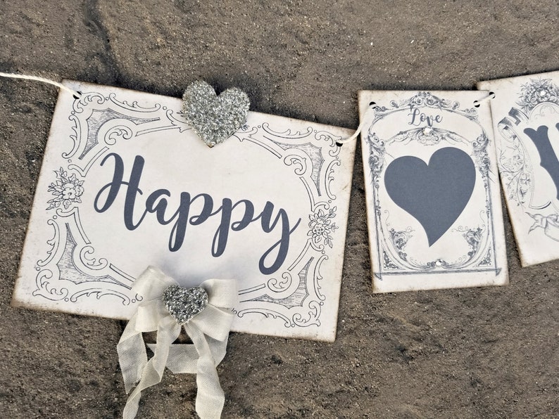 Vintage Style Valentine's Day Banner Valentine's Day | Etsy