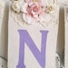 Girl Name Banner Custom Name Banner Girl Name Sign Lavender - Etsy