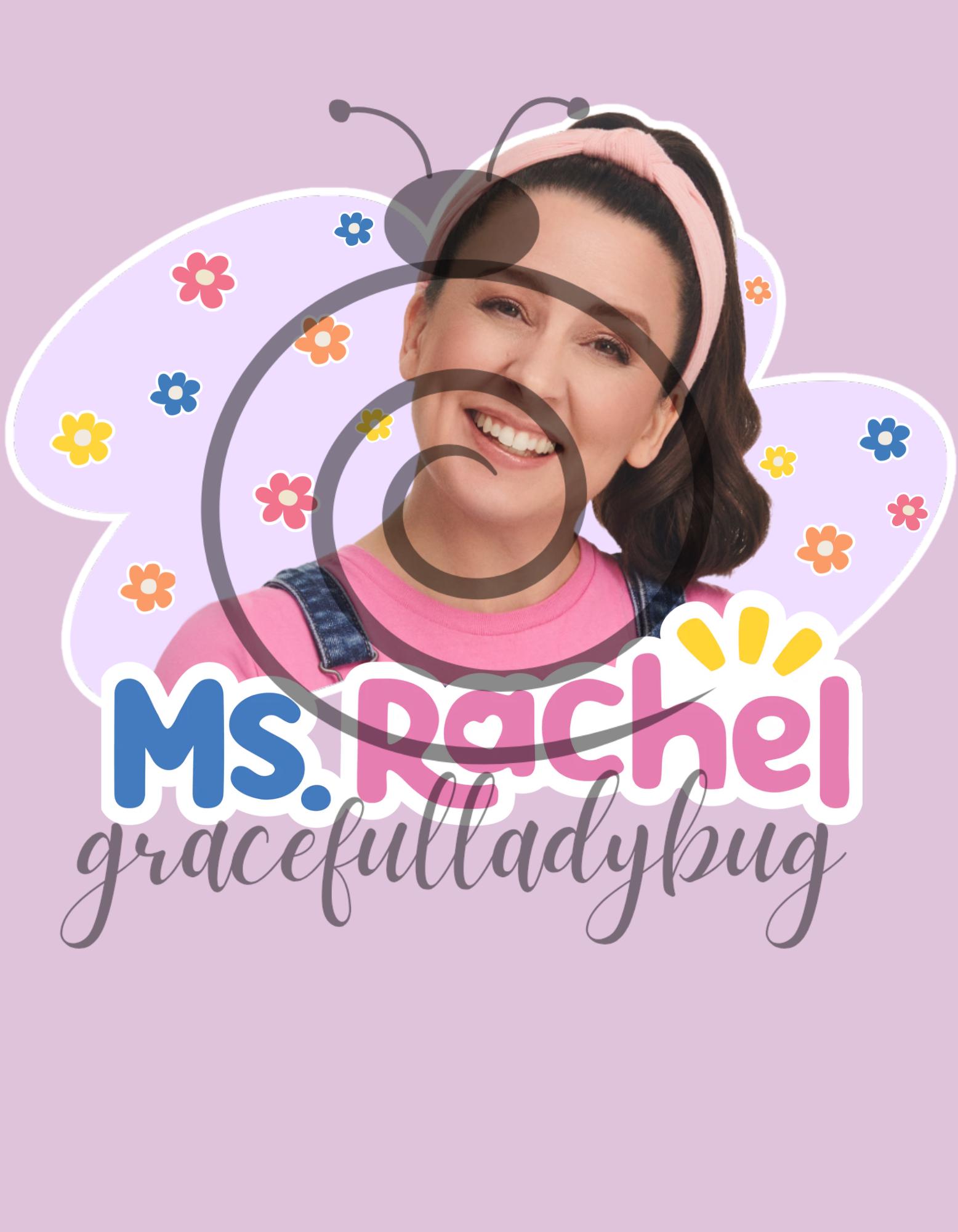 Colorful Floral Ms. Rachel Downloadable PNG - Etsy