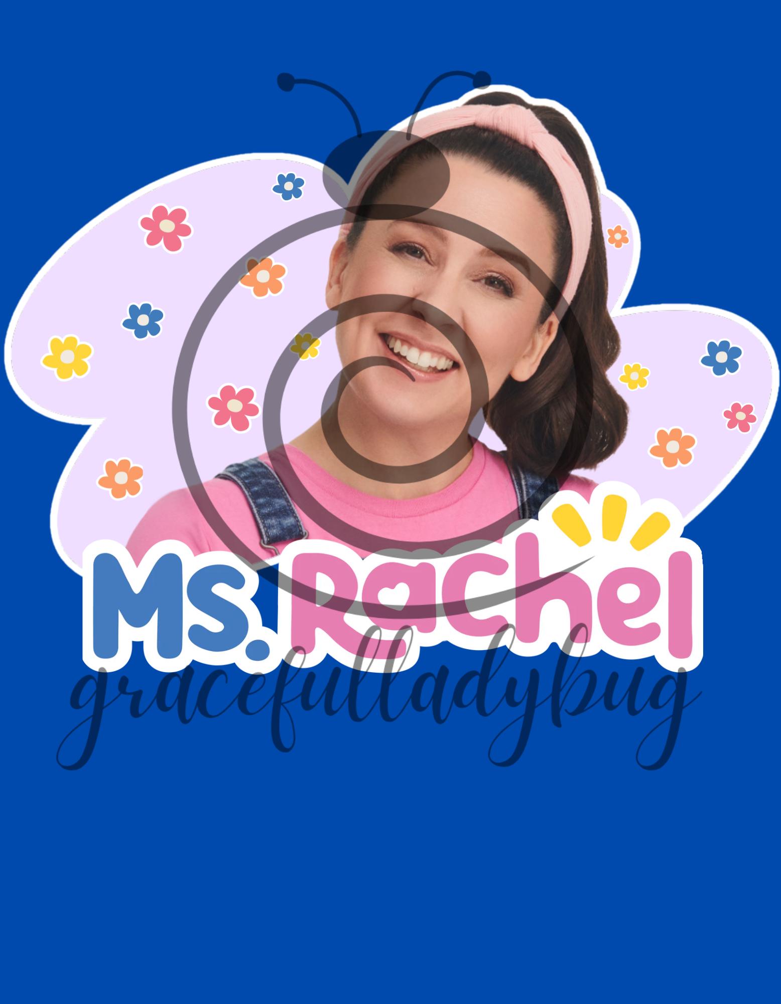 Colorful Floral Ms. Rachel Downloadable PNG - Etsy