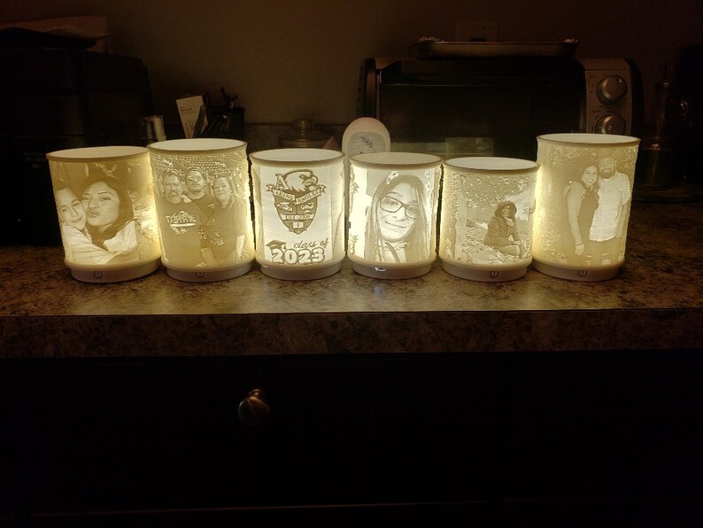 Memoryglow Custom-made/personalized 3D Printed Lithophane Lamp for ...