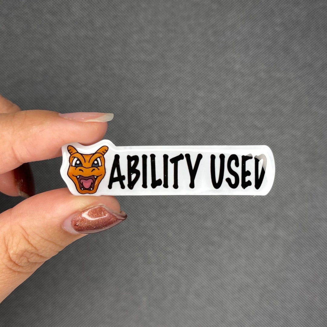 Charizard Pokemon Ability Used Markers set of 3 - Etsy