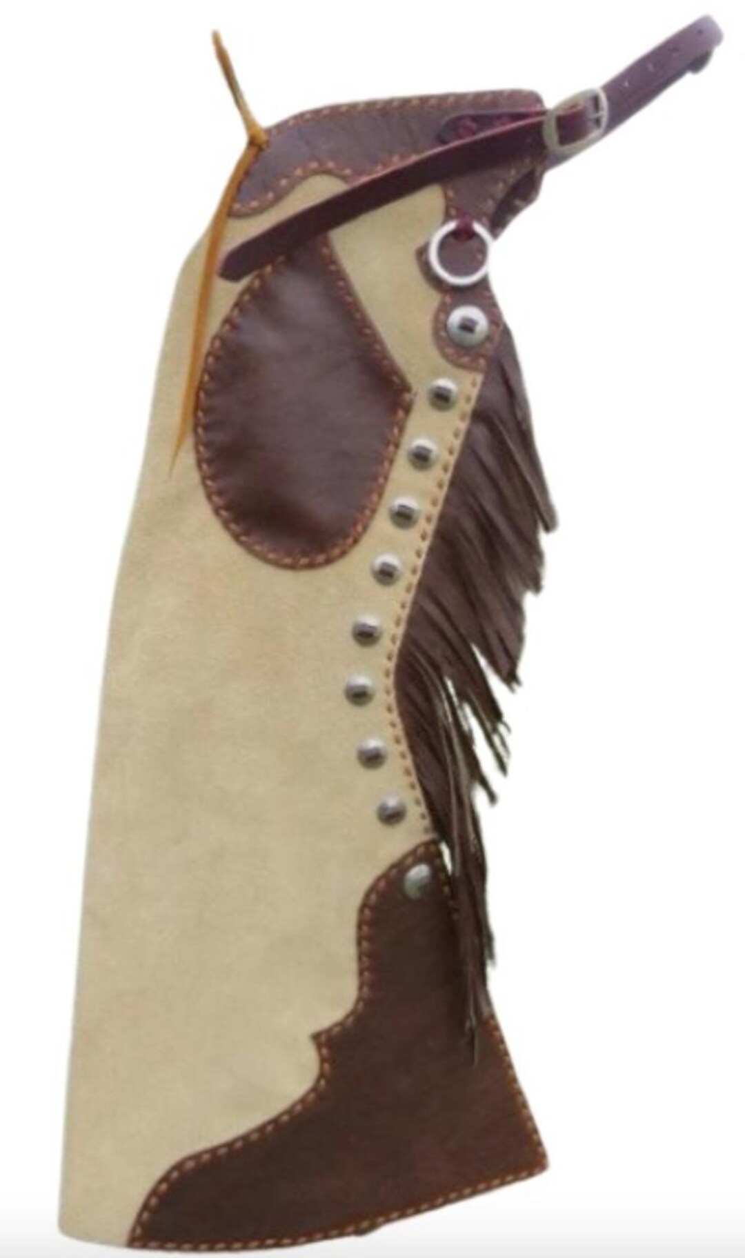 Handmade Cowboy Buck Skin Suede Leather Pant Western Cowboy Chap ...