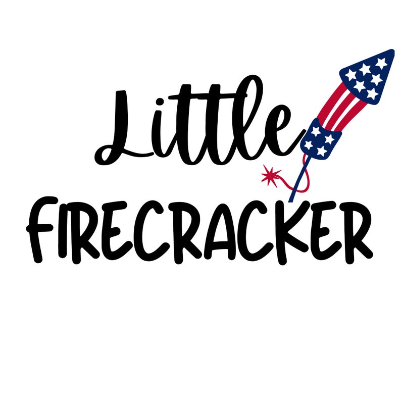 Little Firecracker SVG - Etsy