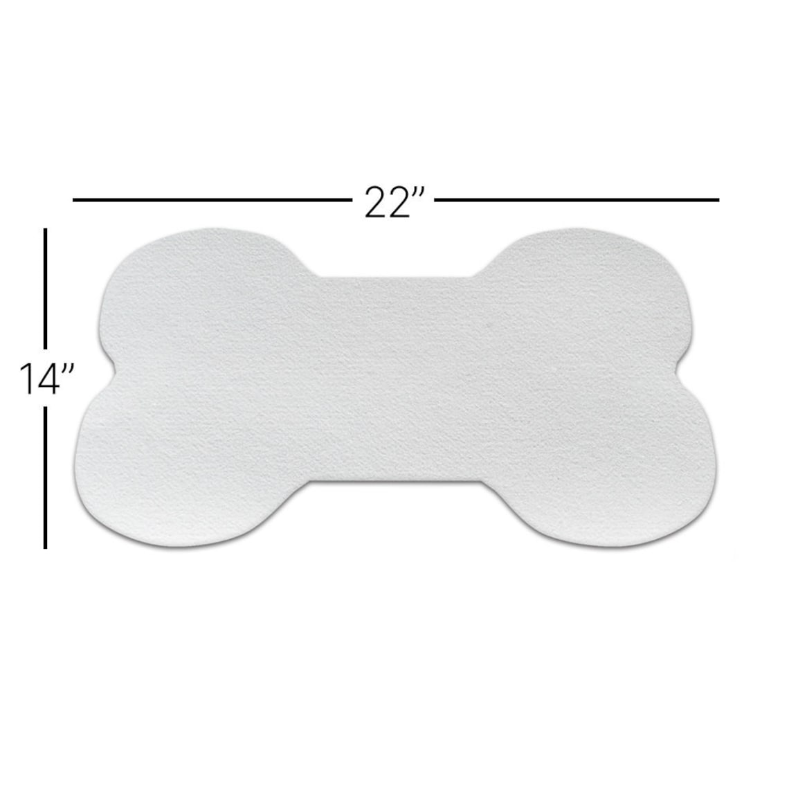 Dog Bowl Mat, Bone Shaped Dog Mat With Dog Name, Gifts for A New Dog ...