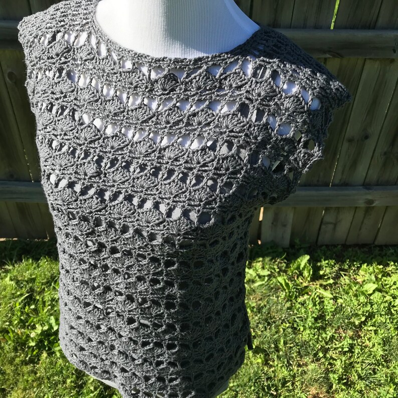 Crochet Pattern calie Tunic Lace Crochet Pattern Instant PDF Digital ...