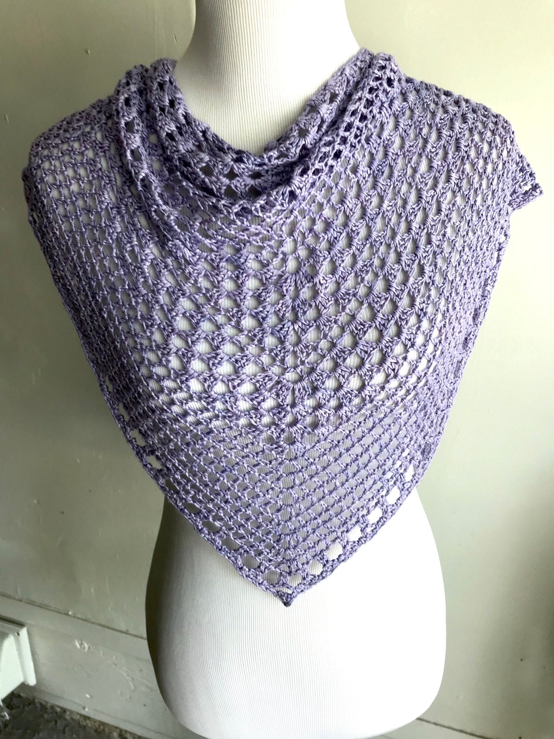 Crochet Pattern Iboyla Shawlette Instant PDF Digital Download Crochet ...