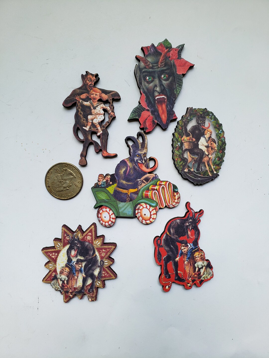 Krampus Woodcut Art Craft Supplies DIY - Etsy