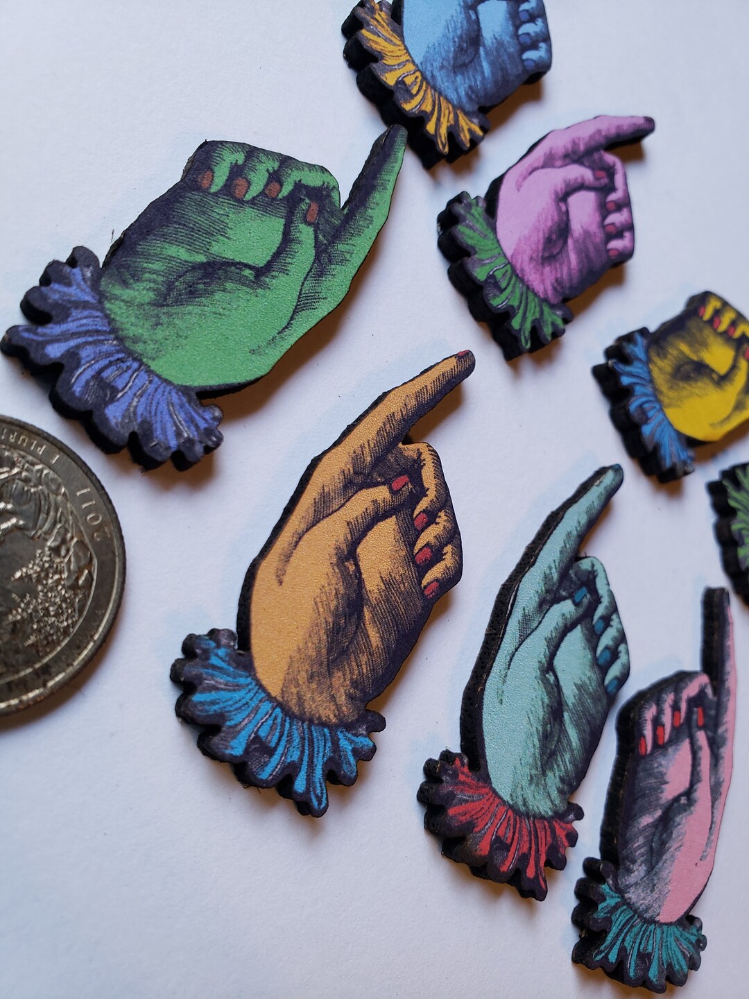 Pointing Hand Woodcuts Art Supplies - Etsy