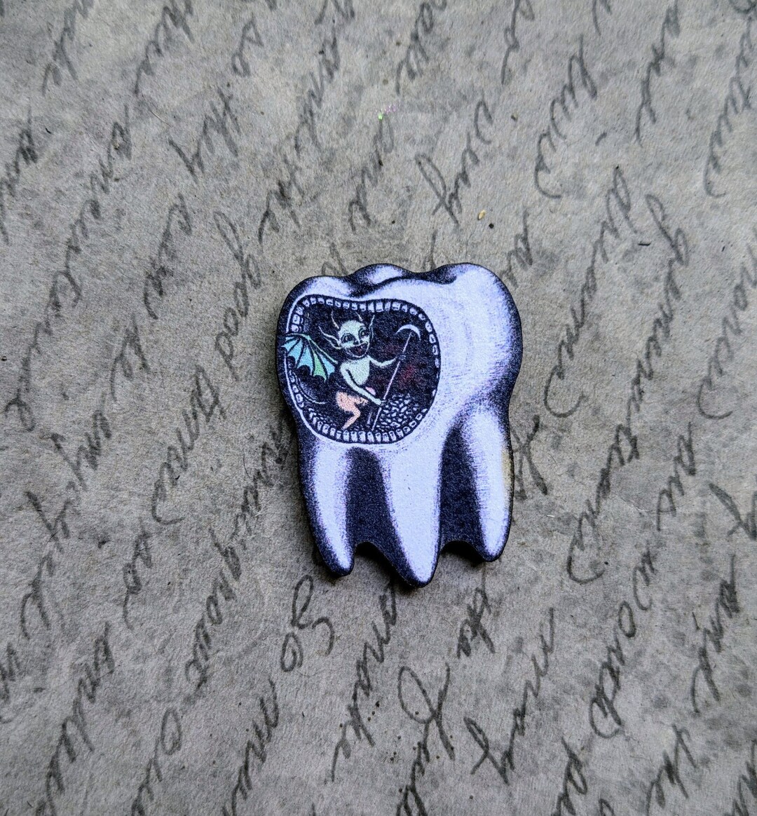Cavity Art Brooch - Etsy