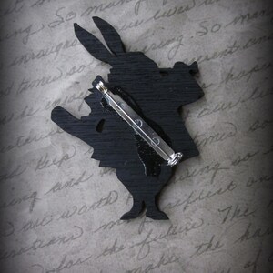 White Rabbit Brooch - Etsy