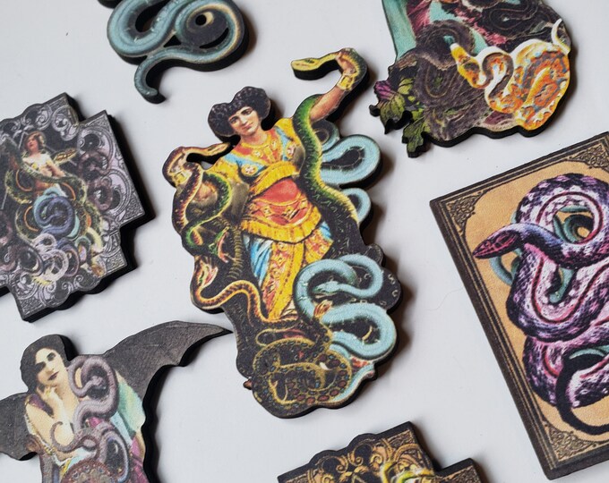 Snake Charmer Woodcuts Art Supplies - Etsy