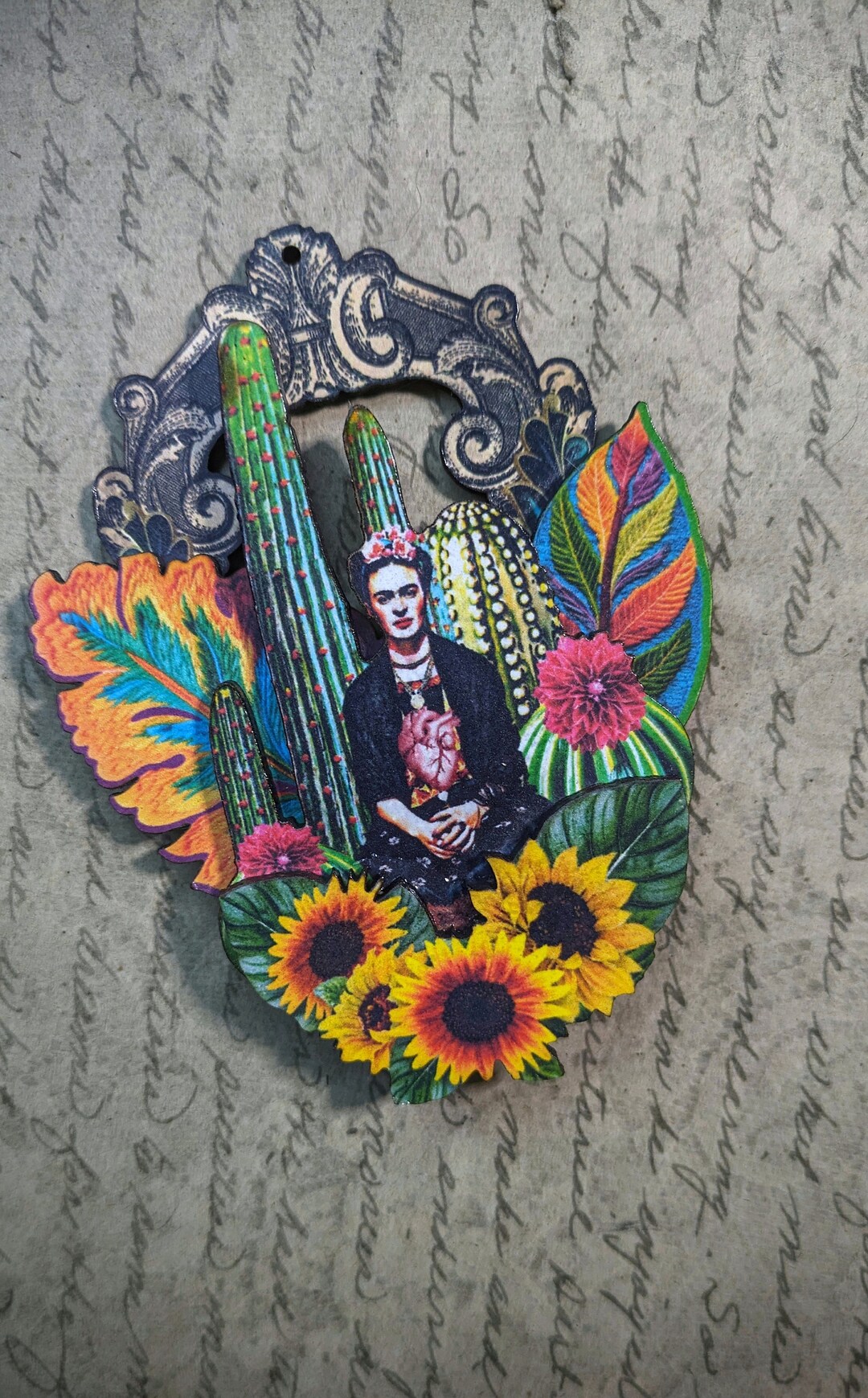 Frida Kahlo Laser Cut Ornament - Etsy