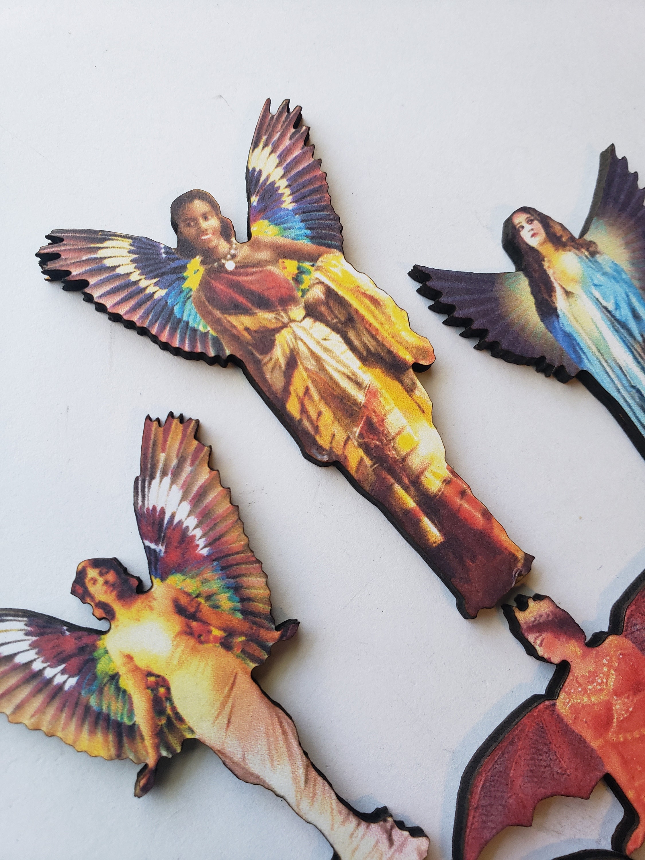 Angels and Imps Woodcuts Art Supplies | Etsy