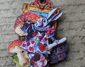 Alice in Wonderland White Rabbit Ornament - Etsy
