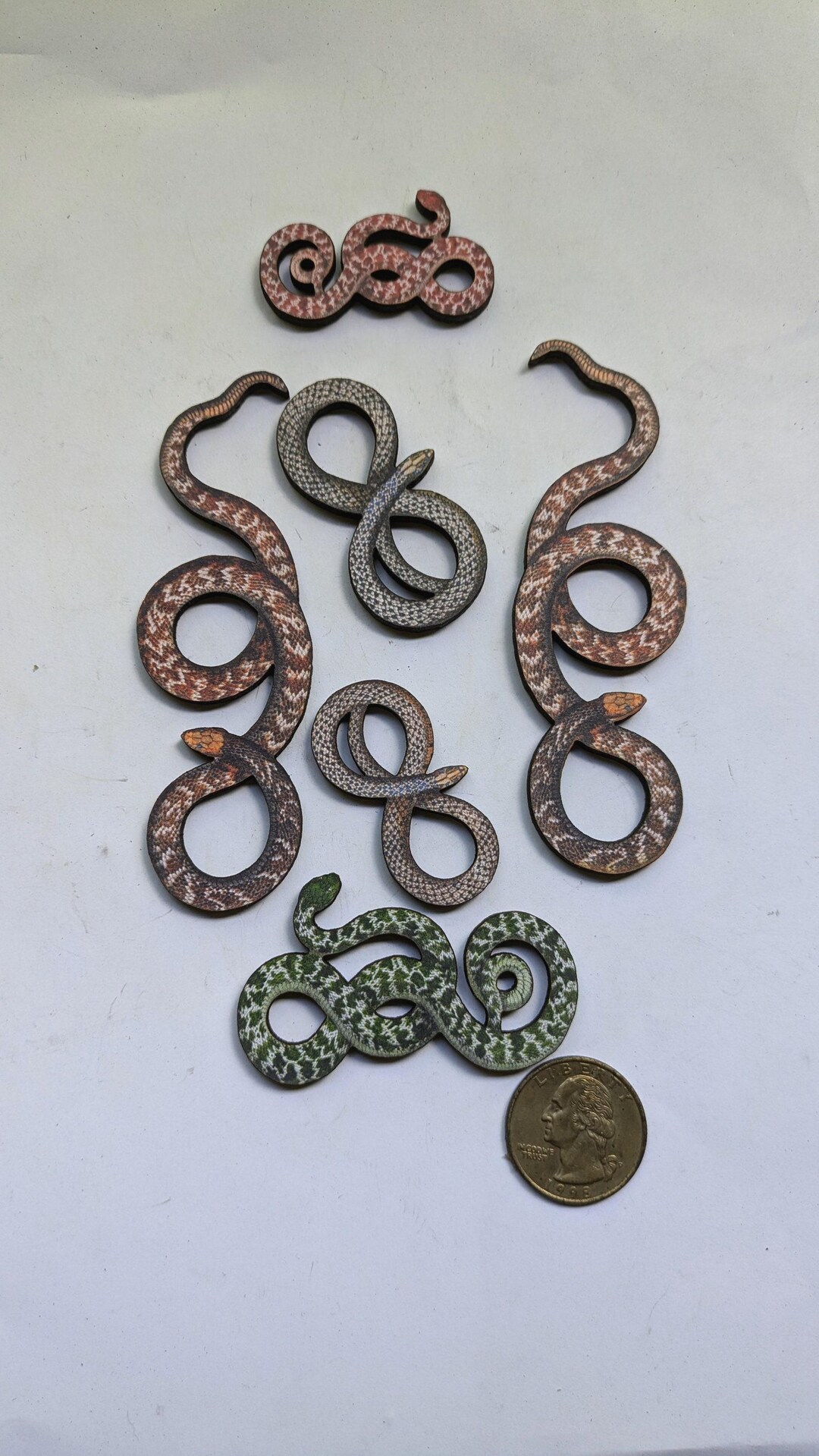 Snake Woodcut Jewelry Blanks Art Supplies - Etsy