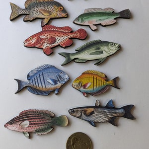 Little Fish Woodcut Jewelry Blanks Art Supplies - Etsy