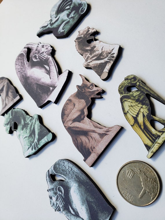 Gargoyle Wood Cut Shapes Art Supplies - Etsy