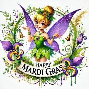 Disney Characters Mardi Gras Clipart - 10 Disney Character Mardi Gras ...