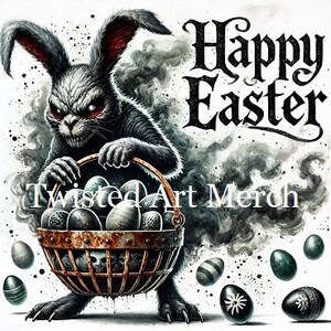 Evil Easter Bunny Clipart - 10 Evil Easter Bunny Jpgs - Dark Art - 3000 ...