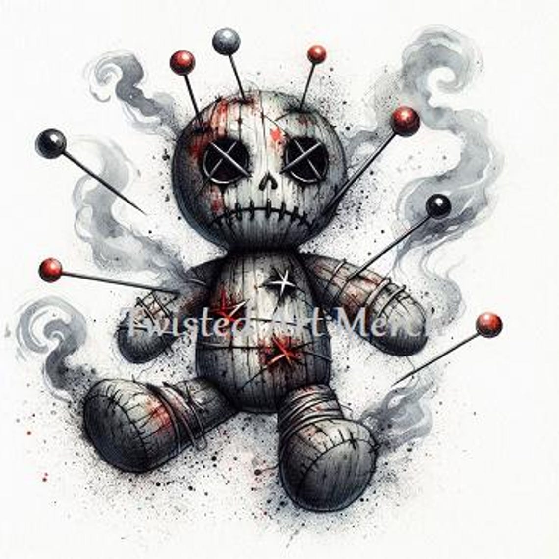 Mystical Voodoo Doll Collection Clipart - 10 Voodoo Doll Jpgs - 3000 X ...