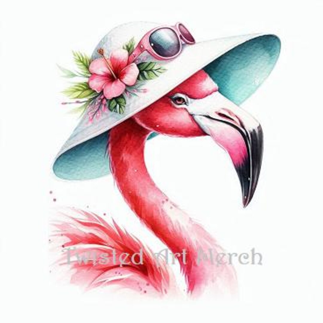 Birds in Hats Clipart: Funny Bird Art, Hawk, Raven, Robin (JPGS Digital ...