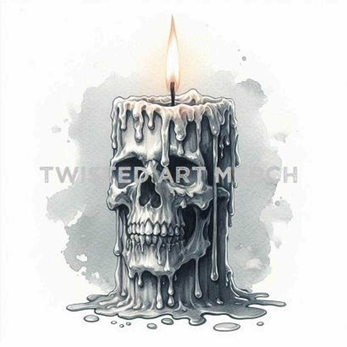 10 Halloween Candle Clipart, Spooky Candles, Printable Jpgs, Digital ...
