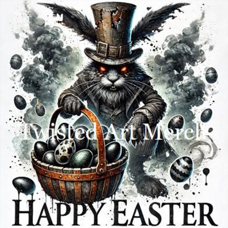 Evil Easter Bunny Clipart - 10 Evil Easter Bunny Jpgs - Dark Art - 3000 ...