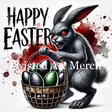 Evil Easter Bunny Clipart - 10 Evil Easter Bunny Jpgs - Dark Art - 3000 ...
