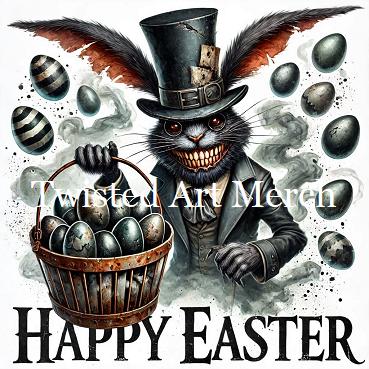 Evil Easter Bunny Clipart - 10 Evil Easter Bunny Jpgs - Dark Art - 3000 ...