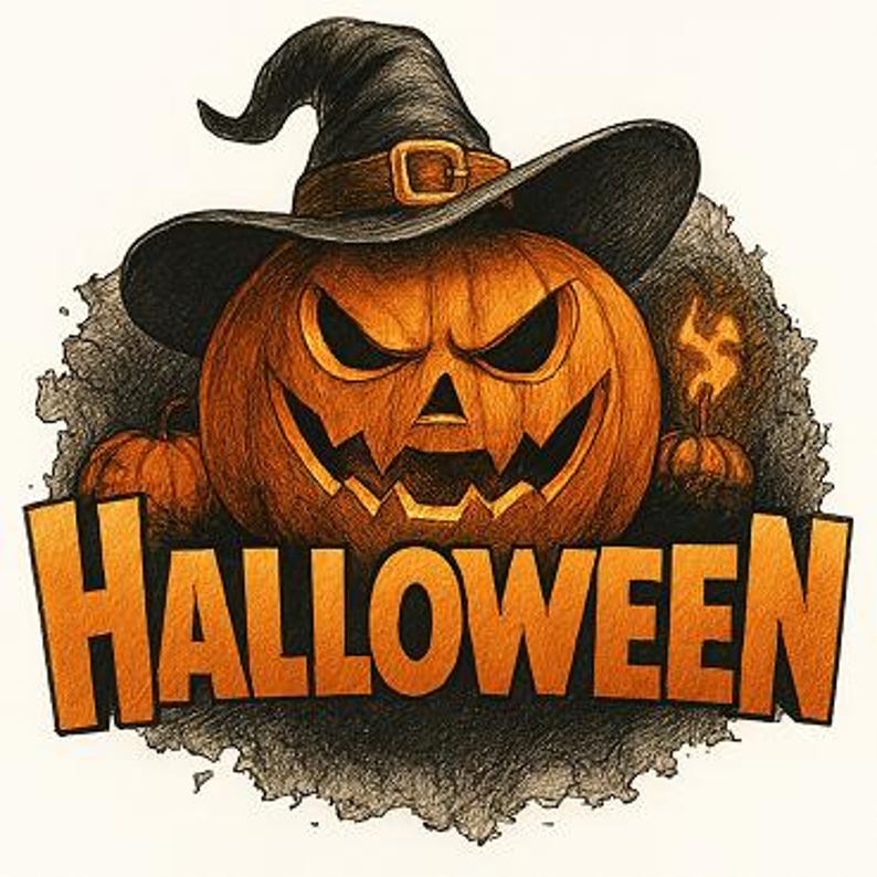 Jack-o-lantern Clipart - 10 Halloween Jack-o-lantern Jpgs - Cardmaking ...