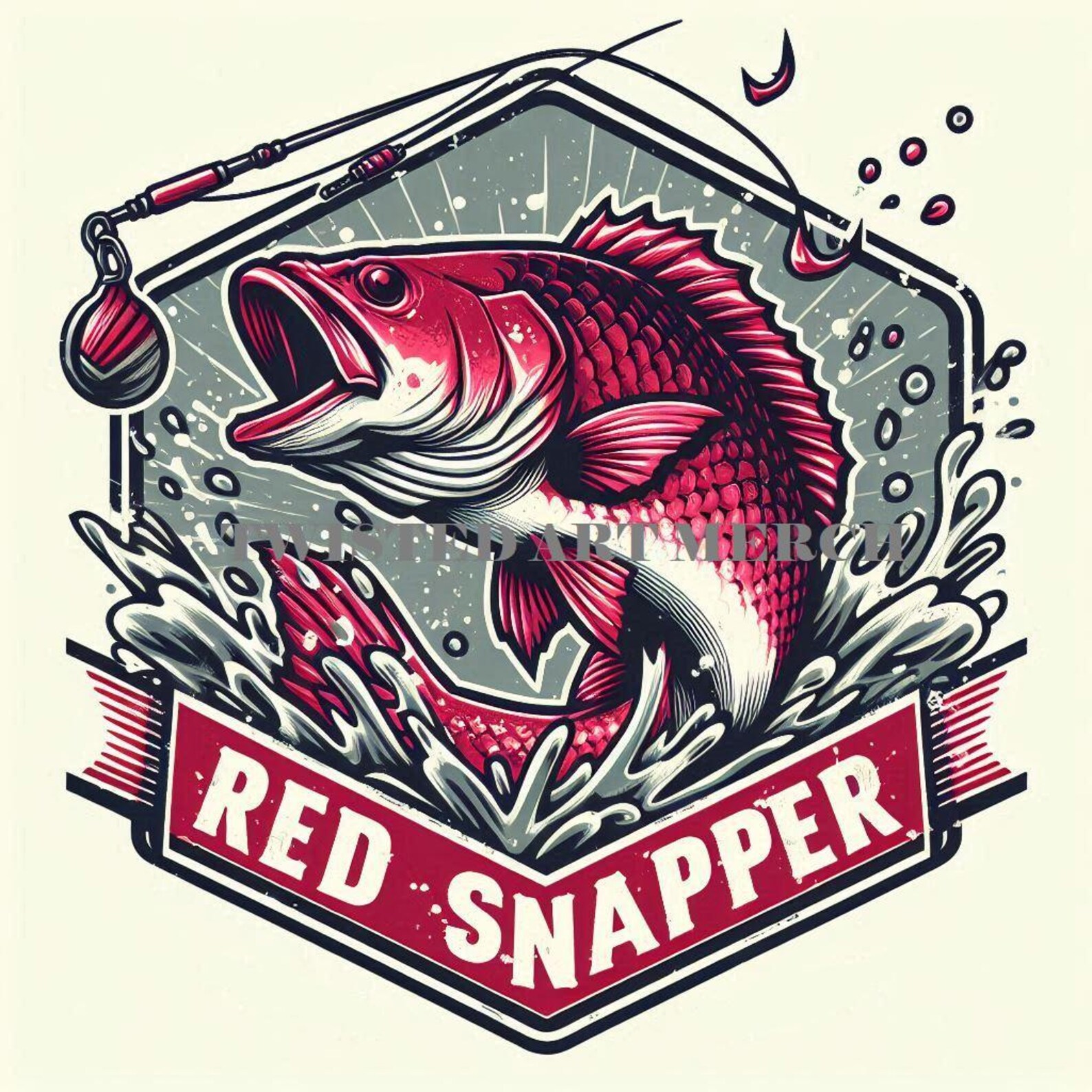Lively Waters Fish Art: Marlin, Bass, Red Snapper (digital Jpgs) - Etsy