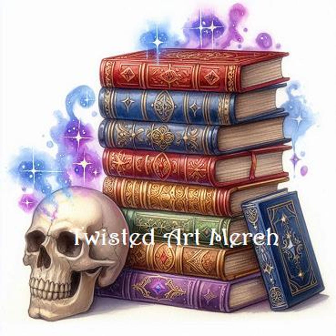 Magic Spell Books Clipart - 10 Spell Book Jpgs - Wizardry Books ...