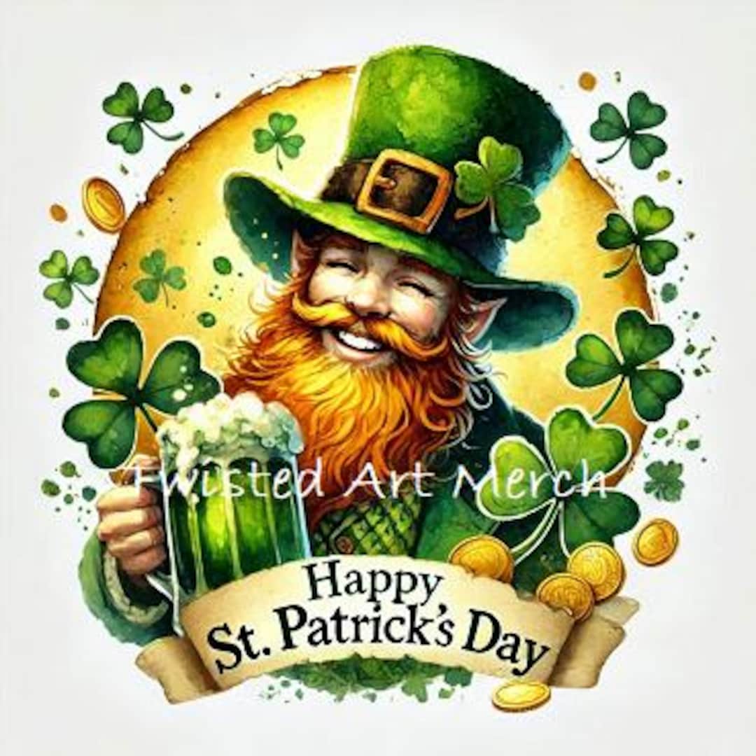 St. Patrick's Leprechaun Clipart - 15 Leprechaun Jpgs - Digital ...