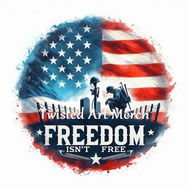 Freedom Isn't Free Patriotic Clipart - 12 Patriotic Jpgs - Freedom Isn ...