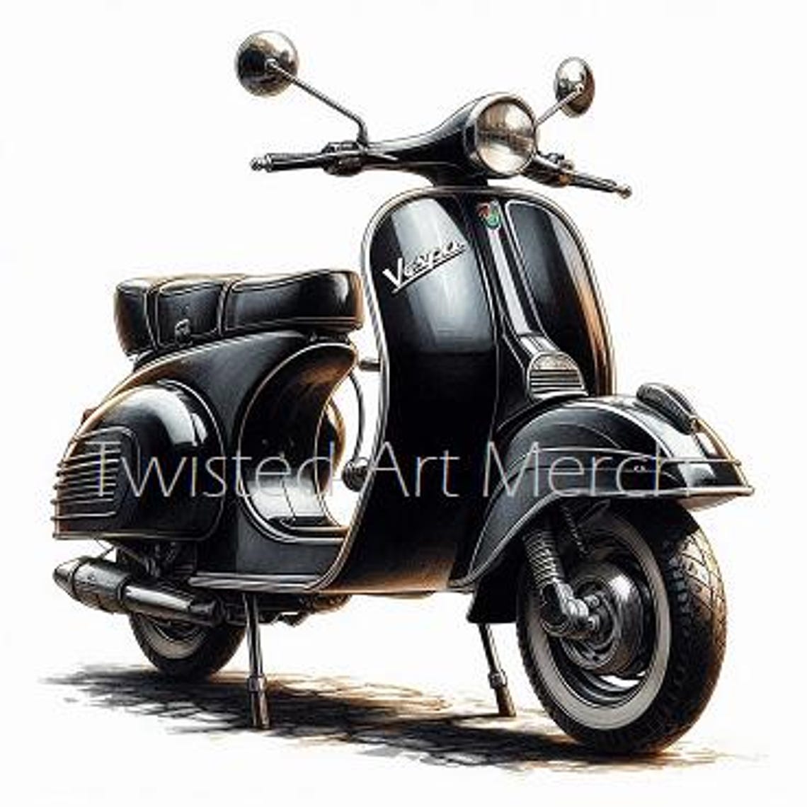Italian Vespa Clipart - 10 Vespa Jpgs - 3000 X 3000px - Digital ...