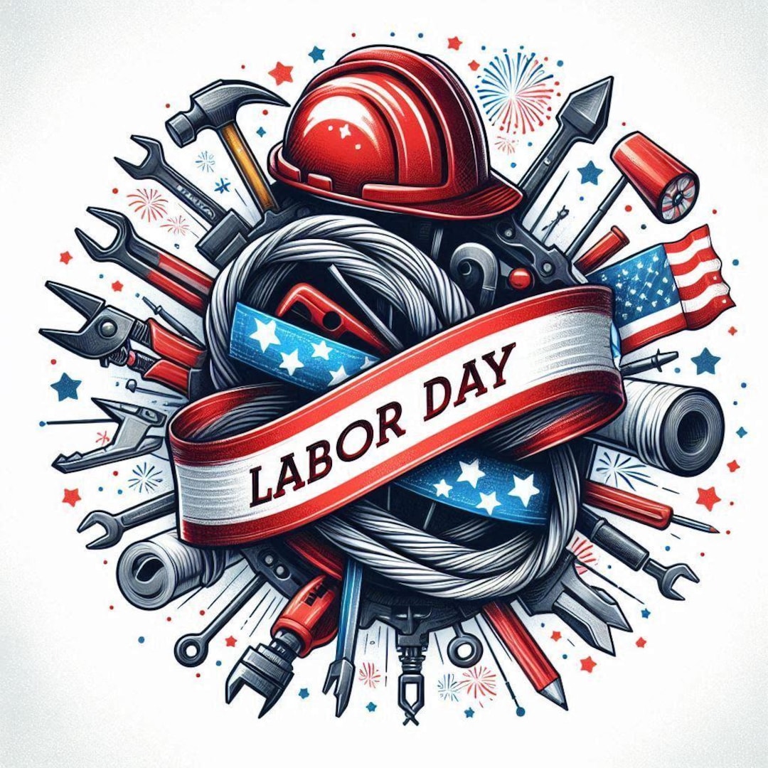 Labor Day Patriotic Clip Art: Digital Download Bundle (12 Jpgs) - Etsy