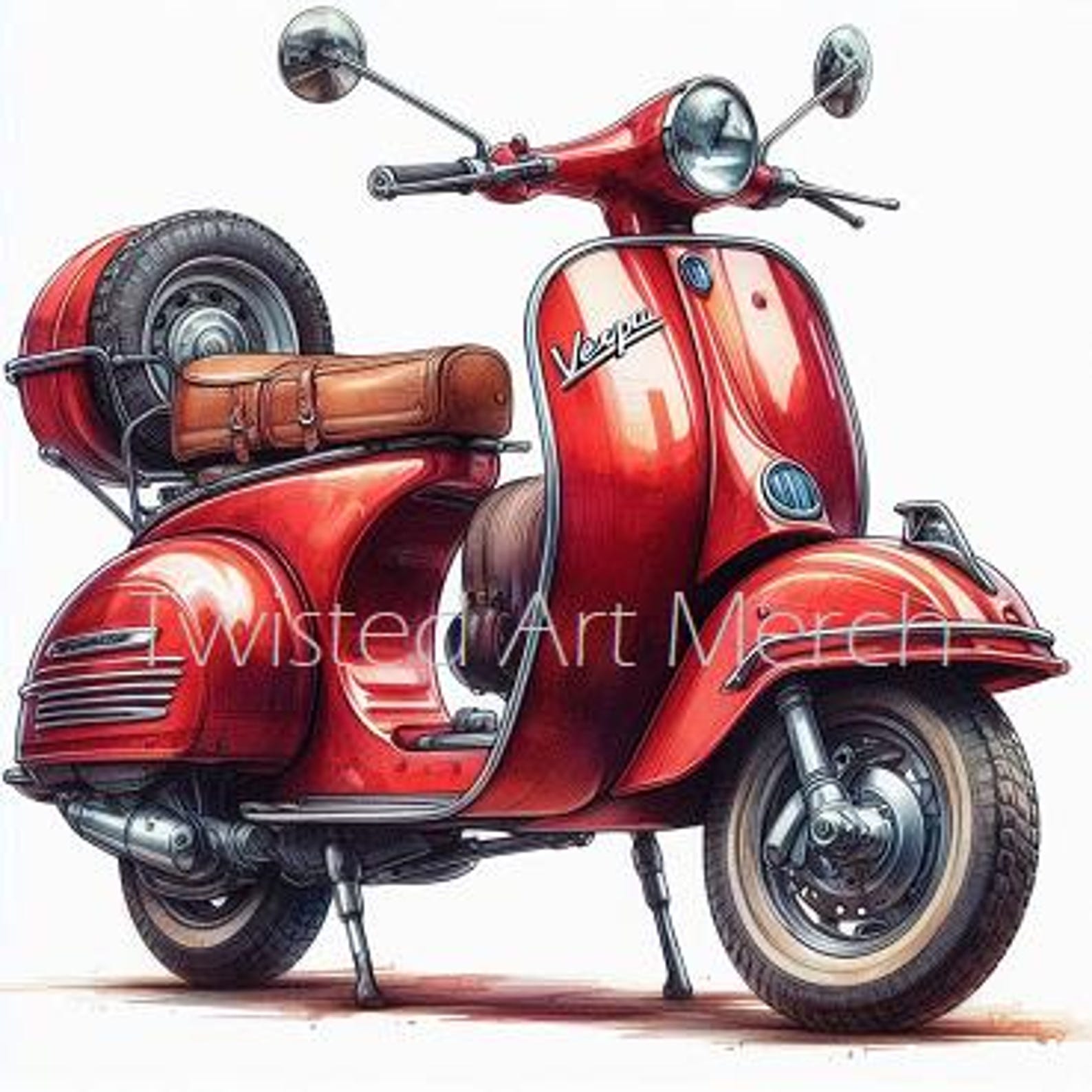 Italian Vespa Clipart - 10 Vespa Jpgs - 3000 X 3000px - Digital ...