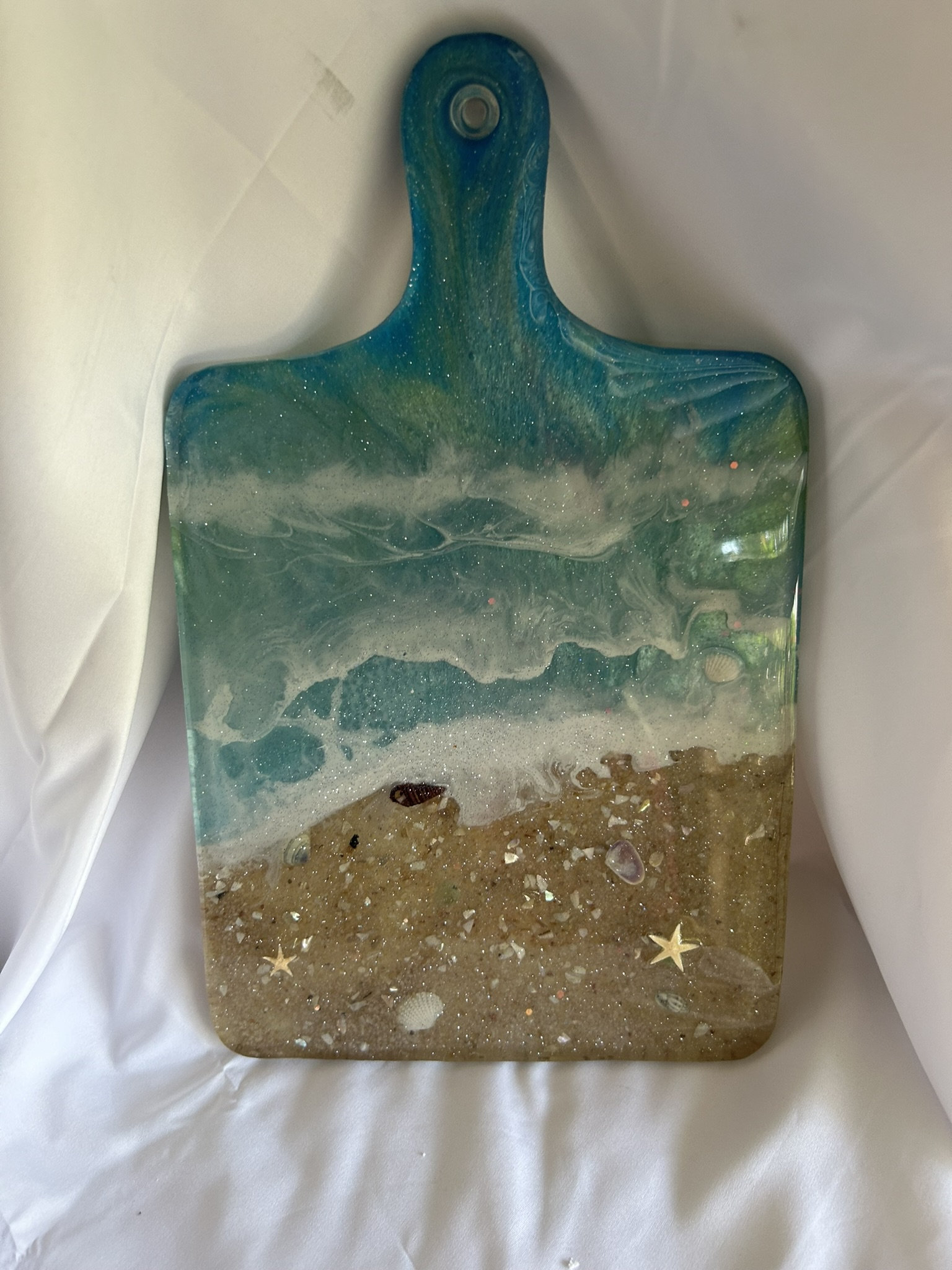 Beach Scene Resin Cutting Board - Etsy