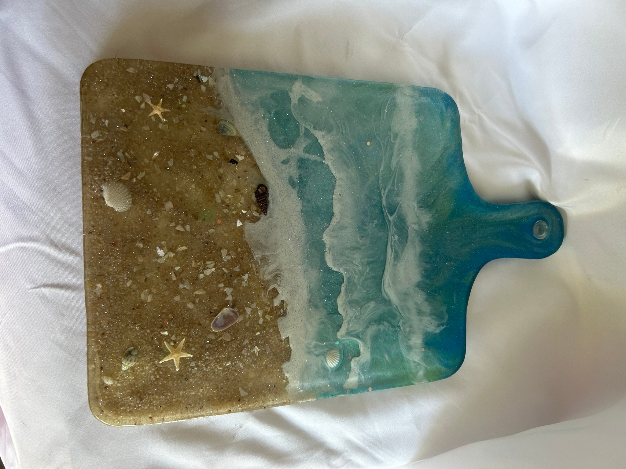 Beach Scene Resin Cutting Board - Etsy
