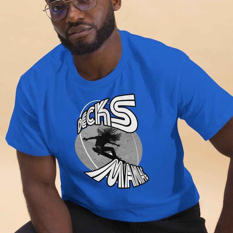 Decks Maniac Skater T-shirt Graphic Boarder Design Streetwear Top Gift ...
