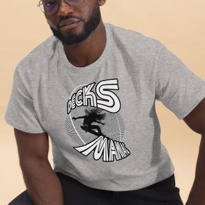 Decks Maniac Skater T-shirt: Graphic Skateboarder Streetwear - Etsy