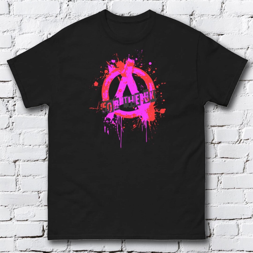 Anarchy Logo T-shirt for Him or Her Punk Rocker Protest Graphic Logo ...