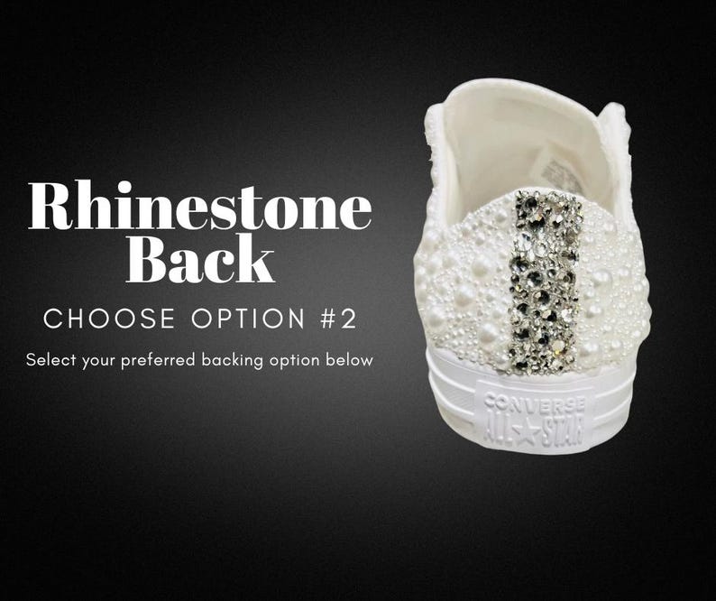 Custom White Pearl Converse Sneakers – Luxury Shoes With Keepsake Box ...