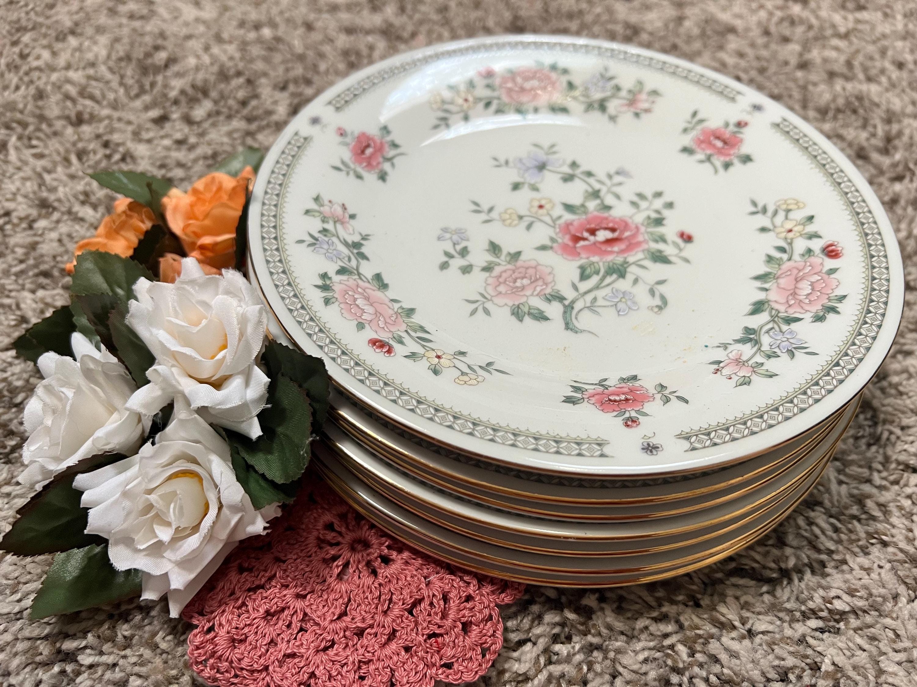 Vintage Trisa Fine Porcelain 1560 Salad/dessert Plates- Set of 7 (seven ...